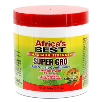 AFRICA'S BEST Maximum Strength Super Gro Hair & Scalp Conditioner (5 ...